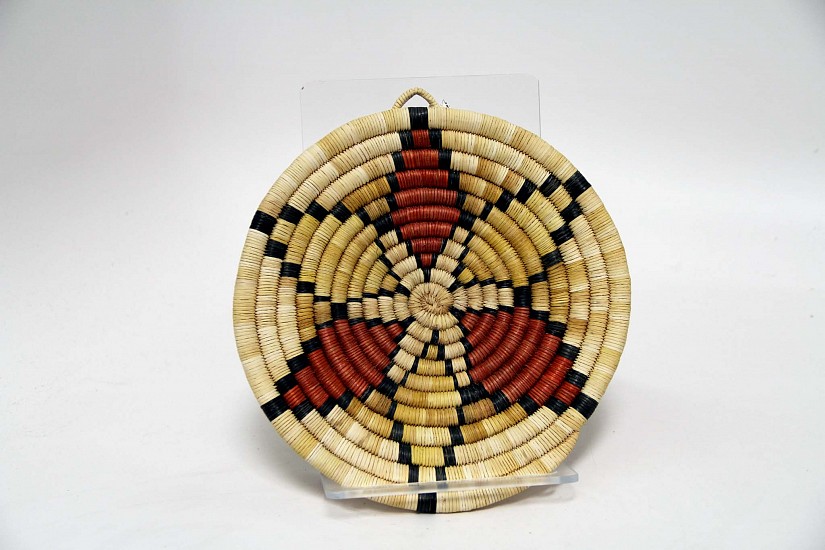 02 - Indian Baskets | Hopi coiled basket with Shalako Kachina | 1930 ...